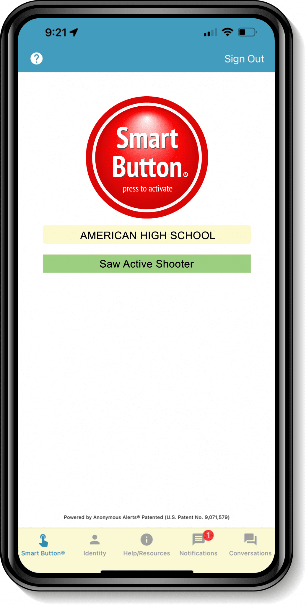 Panic Button App for Emergency Communications - Smart Button